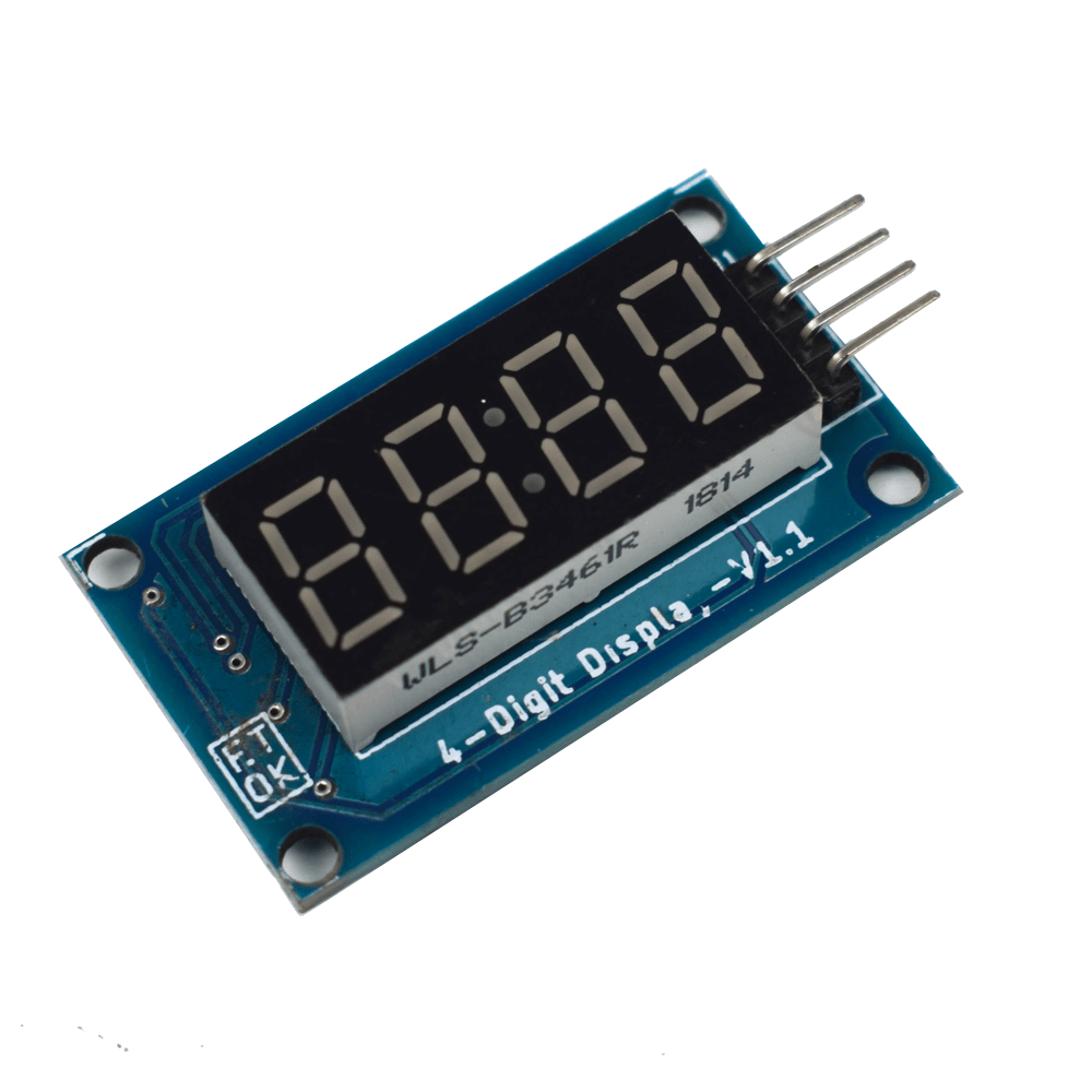 TM1637-4 Digit 7 Segment Display Module - Robozar TM1637-4 Digit 7 Segment Display Module - Robozar